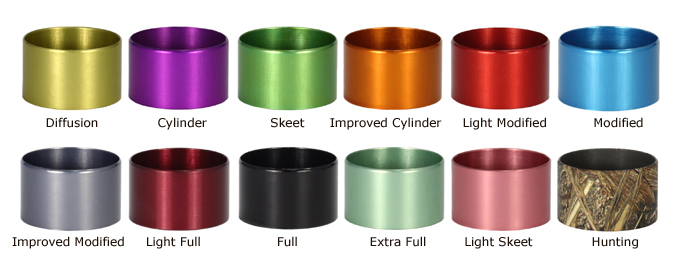 Spectrum Choke Colors (Chokes and Choke Accessories) | Briley