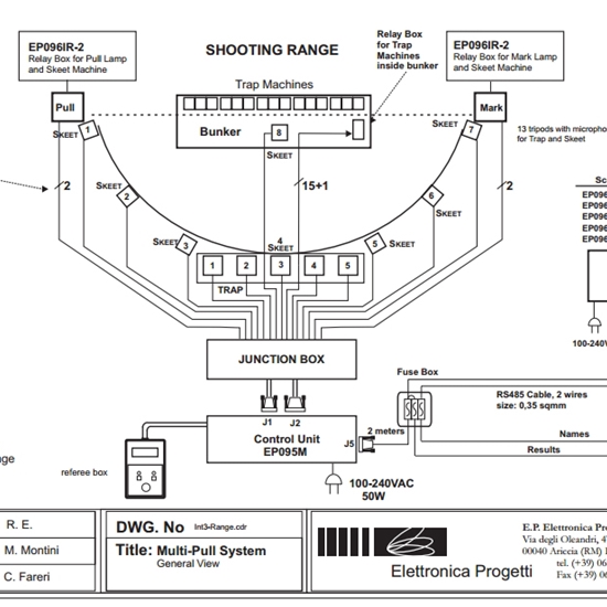Wiring Schematic for Olympic Bunker and Skeet (Trap Parts, Manuals and ...